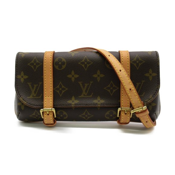 Louis Vuitton | Bags | Louis Vuitton Pochette Marrell Brown Monogram ...